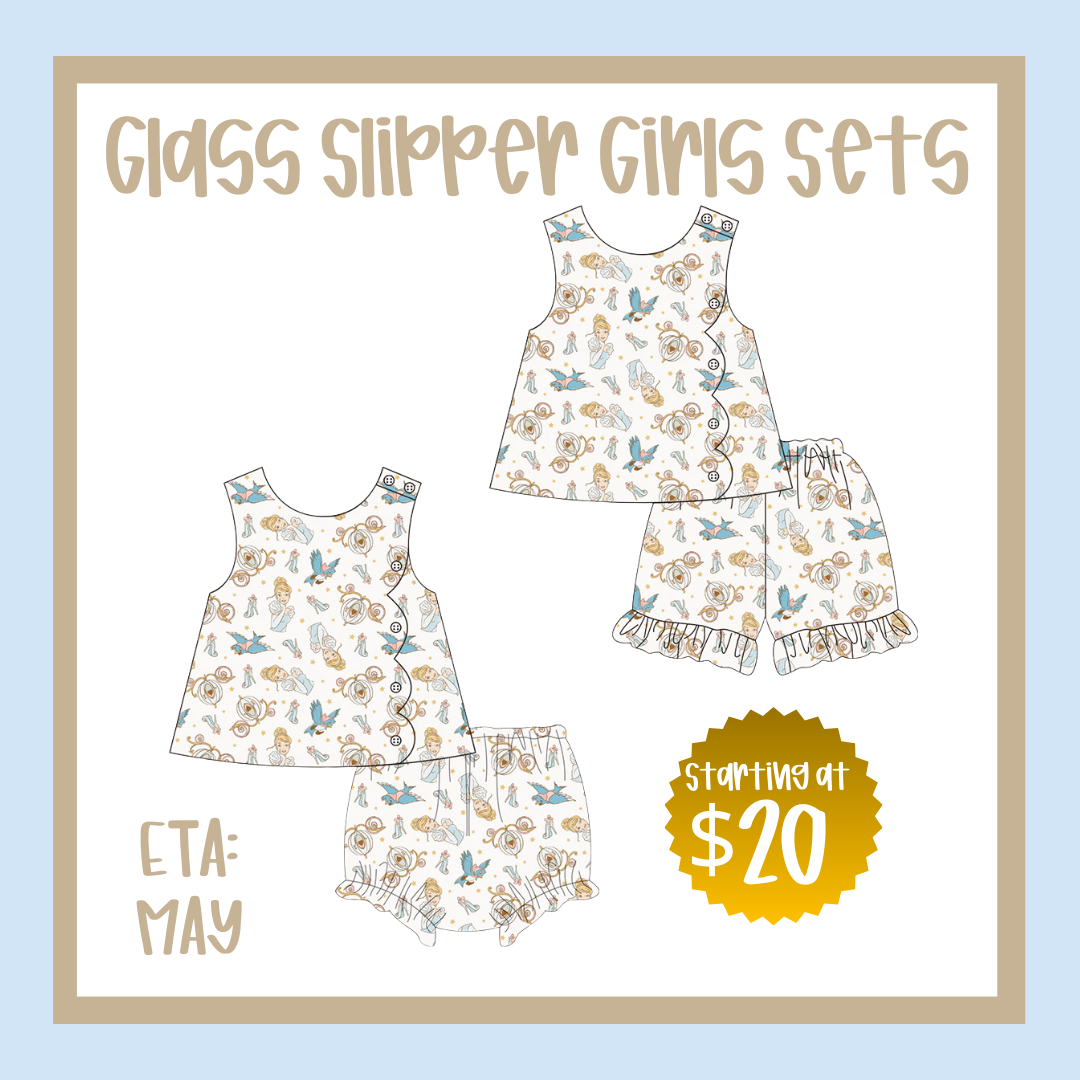 Glass Slipper Girl Set – Magnolia Embroidery Company, LLC