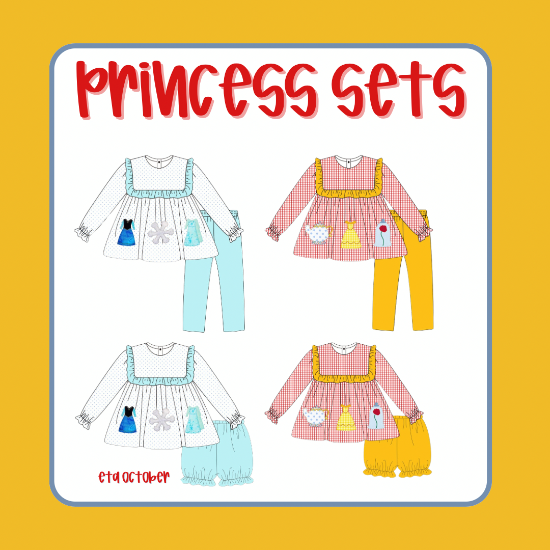 Princess Sets – Magnolia Embroidery Company, LLC